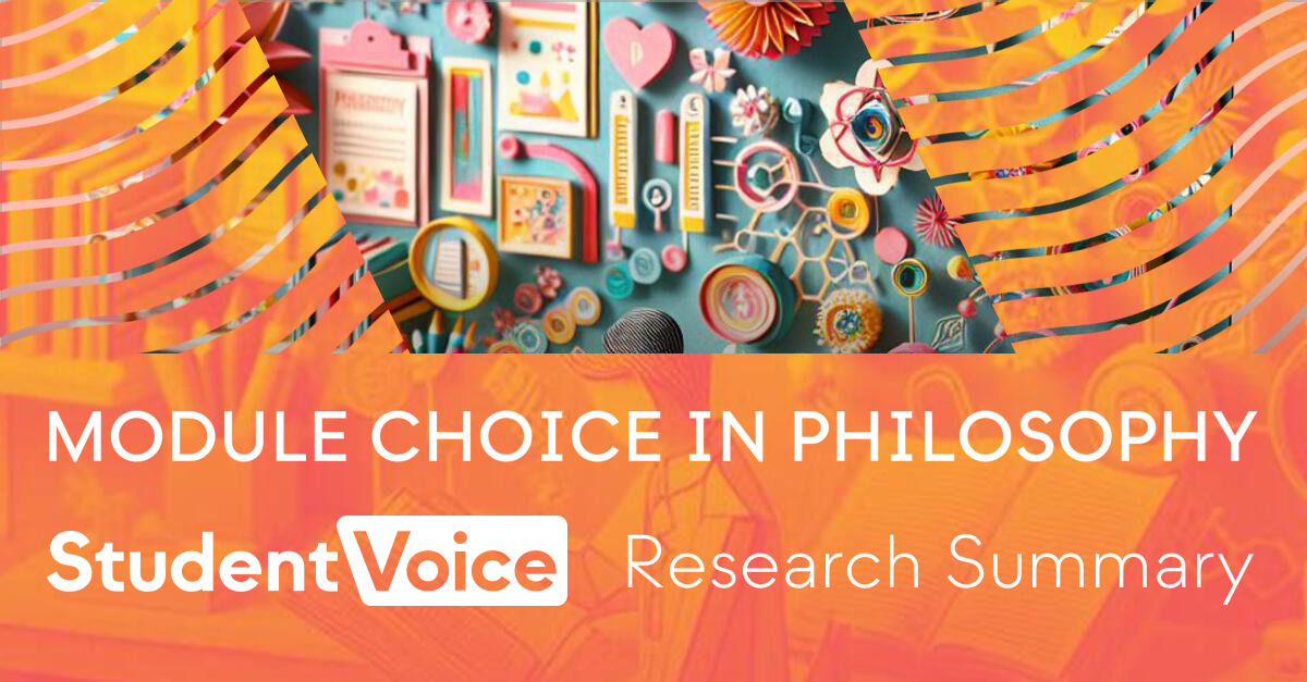 Do philosophy students feel they have enough module choice and variety ...