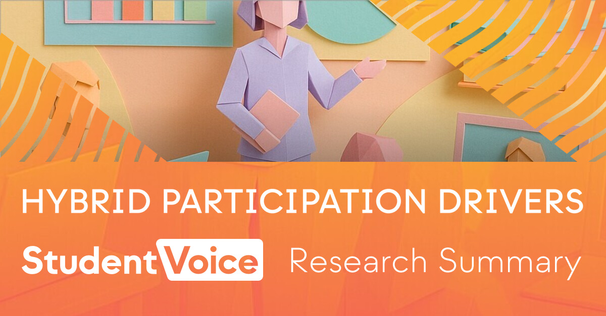 In hybrid classes, flexibility drives online participation, and social ...